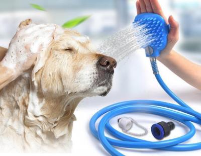China MultiFunction Pet Bath Shower Head Dogs Water Sprayer Brush for sale