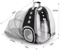 China Bubble Expandable Cat Carrier Backpack Capsule Pet Travel Carrier Bag for sale