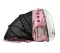 China Outside Cat Pet Backpack Portable Transparent Breathable Pet Capsule Backpack for sale