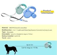 China Automatic Retractable Extending Dog Leash Nylon For Outdoor Walking for sale