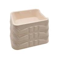China Disposable Cat Litter Box Tray Eco Friendly Biodegradable Dry Press Pulp Mold for sale