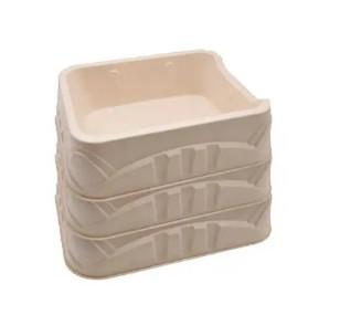 China Disposable Cat Litter Box Tray Eco Friendly Biodegradable Dry Press Pulp Mold for sale
