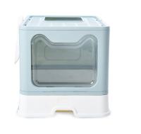 China PSM Foldable Cat Litter Box Custom Large Space Eco Friendly Cat Toilet for sale