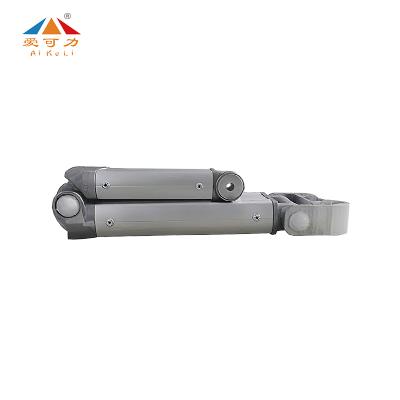 China Widened Aluminum Arm Spare Parts With H Wind Resistant Aluminum Alloy Awning Curved Arm for sale