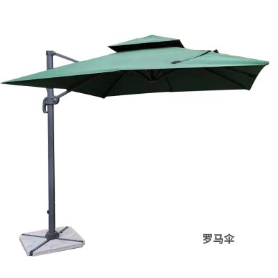 China Factory price Luxury Wind-Resistant Roman Umbrella with Lighting for sale