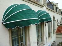 China Hot Sell Aluminum High Quality Retractable Watermelon Awning  And Door Decorative Awning for sale