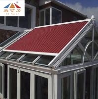 China Sunlight Canopy Outdoor Aluminum Alloy Rain Shelter Eaves Home Use Electric Sliding Dual-Track Retractable Sunshade for sale
