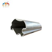 China 60 Connected Aluminum Alloy Seamless Steel Pipe Anodized Sand Blasting for sale