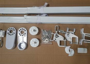 China Foldable Awning Arms Hardware Installation Of C40 White Painted  Aluminum Arm Spare Parts for sale
