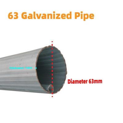 China Factory Direct Supply Aluminium Galvanized Pipe 1/2 Inch 63 Galvanized Pipe for sale