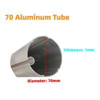 China Factory Direct Supply Aluminium Alloy Sunshade Awning Accessories Awning Aluminium Pipe 70mm for sale