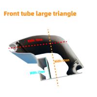 China Aluminium Alloy Sunshade Awning Accessories Aluminum Awning Tube Triangle for sale