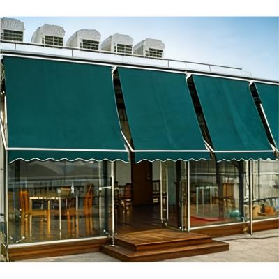 China Commercial Grade Street Cafe Awning Waterproof Fabric with Custom Printing for sale