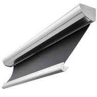 China Automatic Retractable Awning Door Outdoor Sunshade Awning Aluminum Rolling for sale