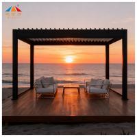 China Electric Intelligent Control Retractable Anti-Corrosion Aluminum Alloy Outdoor Backyard Gazebo with Private Pool Shading for sale