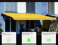 China Heavy Duty Wind Resistant Aluminum Alloy Awning Accessories with UV50+ Protection for Outdoor Awnings for sale