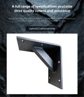 China Full Cassette Awning Ceiling Bracket Top Mount Bracket Heavy Duty Reinforced L Bracket for Retractable Awning Accessories for sale