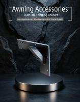 China Full Cassette Awning Ceiling Bracket Top Mount Bracket Heavy Duty Reinforced L Bracket for Retractable Awning Accessories for sale