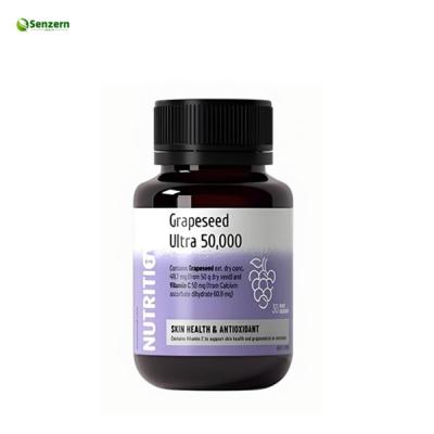 China Grape Seed Soft Capsule 60pcs 90pcs OEM Proanthocyanidin Capsules for sale