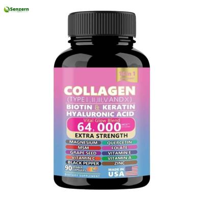 China I II V X Plus 14 In 1 Multivitamin Collagen Capsules Marine Collagen Supplements for sale