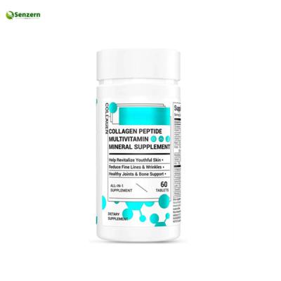 China VC VE Collagen Peptides Tablets 60pcs Sodium Hyaluronate Collagen Diet Supplement for sale
