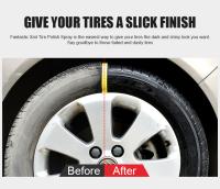 China 500ml Deep Protection Black Gloss Car Tire Shine Spray 16.9 Ft Oz for sale