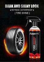 China 500ml Deep Protection Black Gloss Car Tire Shine Spray 16.9 Ft Oz for sale