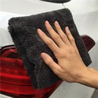 China 30*30cm Edgeless Microfiber Car Cleaning Towels Cloth all colors for sale