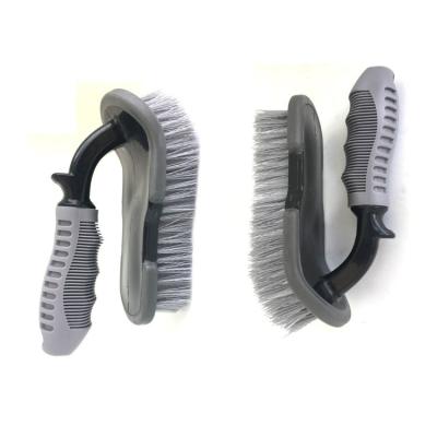 China Customized Car Detailing Brush Set Car Tyre Wash Brush Dirt Resistant for sale