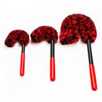 China 27*5cm PP bristle Car Wheel Cleaner Brush Microfiber Woolie Wheel Brush for sale