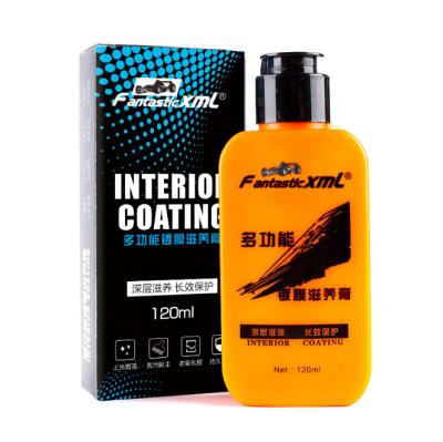 China Long Lasting Car Interior Polish Products 120ml Auto Car Leather Polish 0.2kg for sale