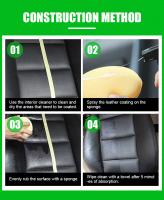 China eco friendly Car Interior Products Nano SiO2 260g Liquid Car Leather Coating for sale