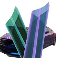 China Removable Glue Glossy Metallic Car Vinyl Wrap 160micron Thickness for sale