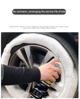 China 650ml Black Shining Car Tyre Wax  Car Tyre Polish Spray Oxidation Resistance for sale