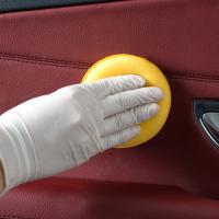 China Sustainable Yellow Car Clean Tools 10*1cm Auto Wash Sponge for sale