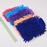 China soft Car Clean Tools 25*12m Microfiber Car Wash Glove Mitt Coral Fleece for sale
