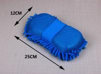 China soft Car Clean Tools 25*12m Microfiber Car Wash Glove Mitt Coral Fleece for sale