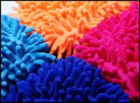 China soft Car Clean Tools 25*12m Microfiber Car Wash Glove Mitt Coral Fleece for sale