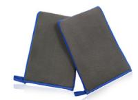 China Car Care Products 230*150mm Nano Microfiber Car Wash Clay Mitt for sale