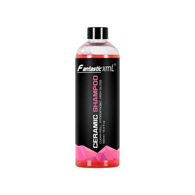 China 0.5L Car Body Cleaner High Shine Fortify Quick Coat Car Washing Shampoo for sale