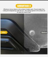 China antioxidant Black Plastic Restore Agent 500ml Automotive Rubber Restorer for sale