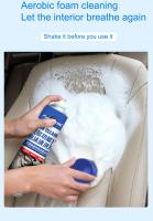 China Multifunction Car Upholstery Foam Cleaner Aerosol Liquid For Seat 0.62kg for sale