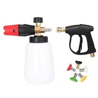 China Exterior Car Clean Tools Polyethylene 1.0L Foam Gun For Pressure Washer for sale