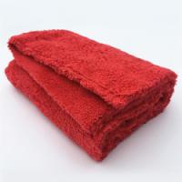 China 600-800gsm Microfiber Car Drying Towel Car Polish Towel 40x40cm for sale