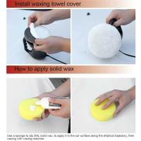 China 13CM 12v 40w Dual Action Car Polishing Machine high pressure for sale