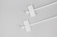 China DM-3*100mm DEMOELE high temperature plastic nylon numbered cable ties for sale