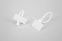 China Nylon66 materials numbered natural nylon cable ties for sale