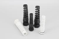China DEMOELE CE Approved nylon PA material black and grey color IP68 spiral Waterproof PG Cable Glands With Strain Relief for sale
