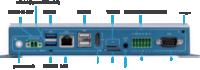 China RK3568 Fanless Industrial PC Android 14 Edge Computer with AI NPU 12-36V Wide Voltage for sale