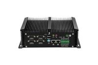 China Fanless Industrial Box PC Intel 10th Gen Core i3 i5 i7 4 Gigabit LAN 12 COM 9-36V Mini Computer for sale